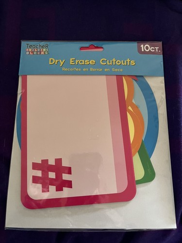 Large Dry Erase Speech Thought Bubble Bulletin Board Cutouts 10 COUNT ...