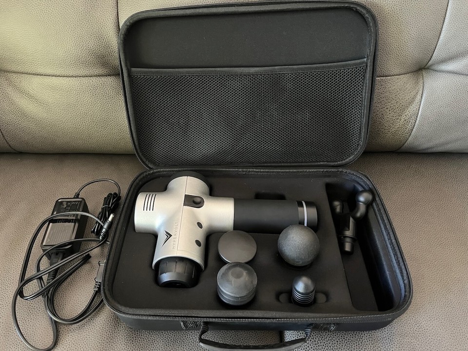 Hyperice Hypervolt w/All Attachments - Works Perfect | eBay