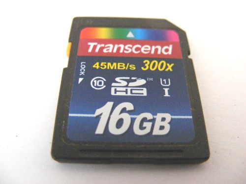 16GB SDHC Card Class 10 300x 45MB/s ( 16 GB SDHC Karte ) TRANSCEND ...