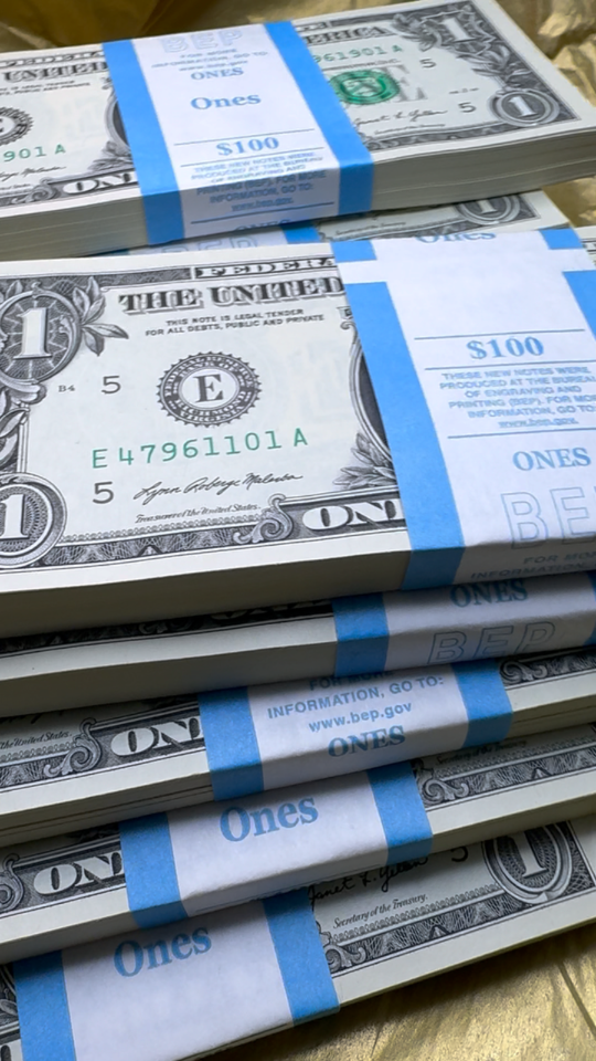(25) NEW ONE DOLLAR BILLS - PACK OF 25 $1 BILLS REAL MONEY - Non ...