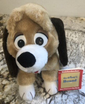 9" VINTAGE DISNEY FOX & THE HOUND COPPER STUFFED PLUSH TOY NWT ...