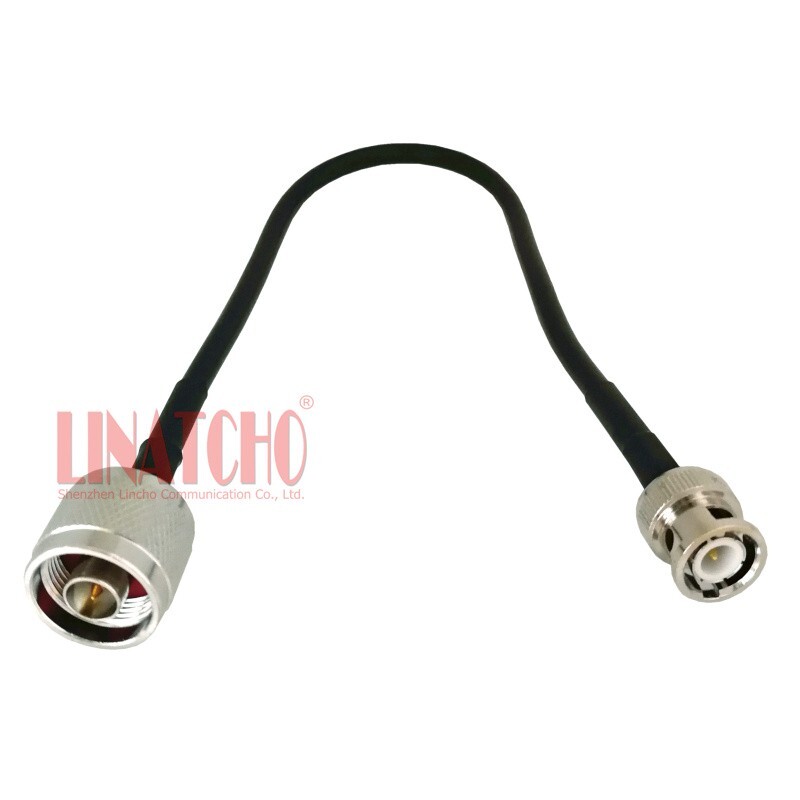 1FT RG58 Coaxial BNC Male to N Male Two Way Radio Repeater Duplexer ...