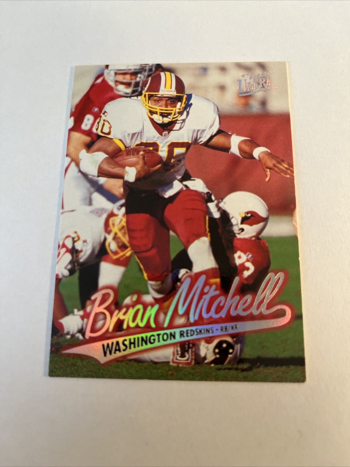 1997 Fleer Ultra Brian Mitchell #71 Washington Redskins Louisiana Ragin ...
