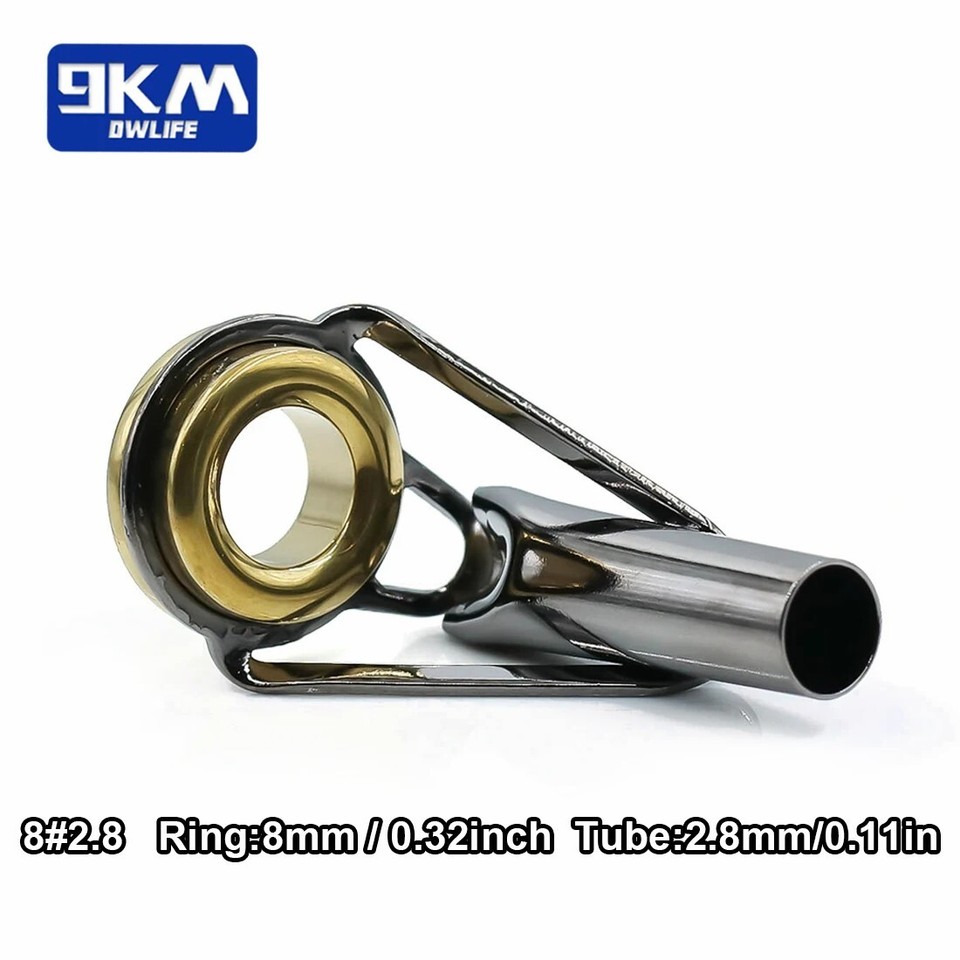 9KM Fishing Rod Tip Repair 5~50pcs Thickned Tip Top Guides Stainless ...