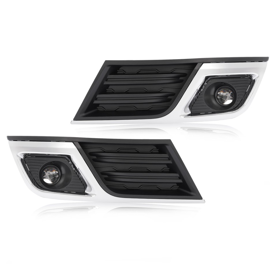 KUAFU Fog Lights W/ Bezels Trim For Chevrolet Traverse 2013-2017 ...