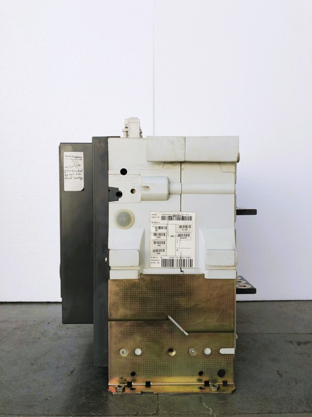 SIEMENS WLII 1250H INTEGRATED CIRCUIT BREAKER 1250 AMPS 3WL1212-4BB34 ...