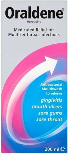 Oraldene Mouthwash Antibacterial Mouthwash for Mouth and Throat ...
