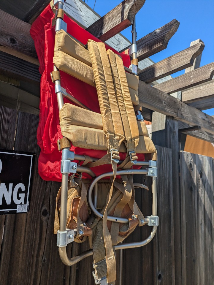 Jansport D3 external frame mountain hiking backpack made in USA tubular ...