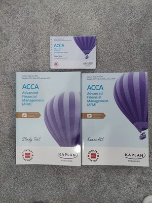 Kaplan ACCA Advanced Financial Management Study Text, Exam Kit & Pocket ...