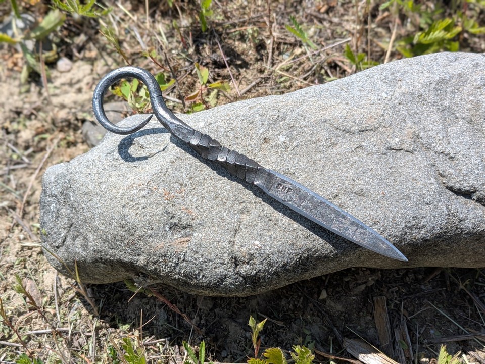 Hand Forged Letter Opener From Bolt Blacksmith Hand Made | eBay