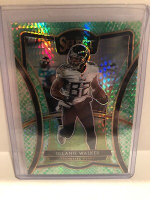 2019 Panini Select Delanie Walker Dragon Scale Prizm SSP #/88 Titans | eBay