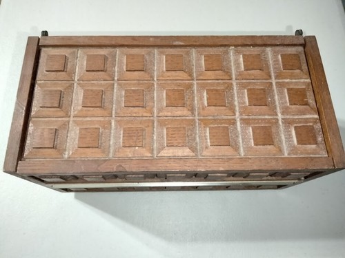 VTG Western Electric Rotary Dial Telephone Teak Wood Box Executive Desk ...