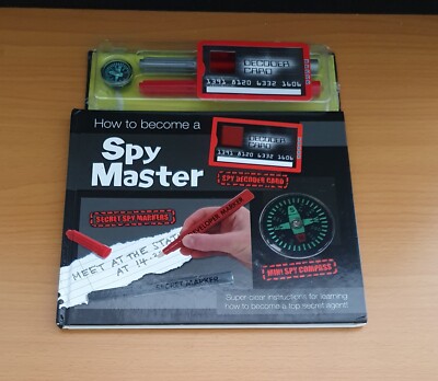 How to Become a Spy Master [With Decoder Card and Compass and Marker ...