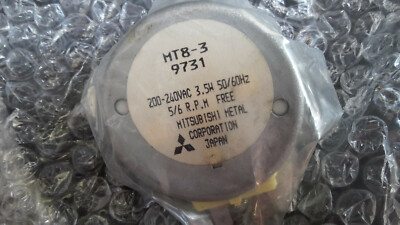 GENUINE MITSUBISHI JAPAN MOTOR MT8-3 | 240V | 3.5W | 5/6 RPM | 9731 ...