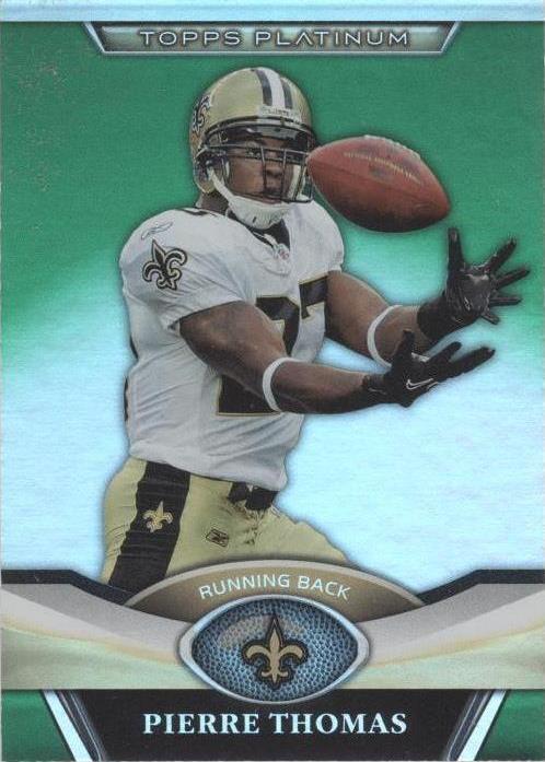 2011 Topps Platinum - Pierre Thomas #72 Green Refractor for sale online ...
