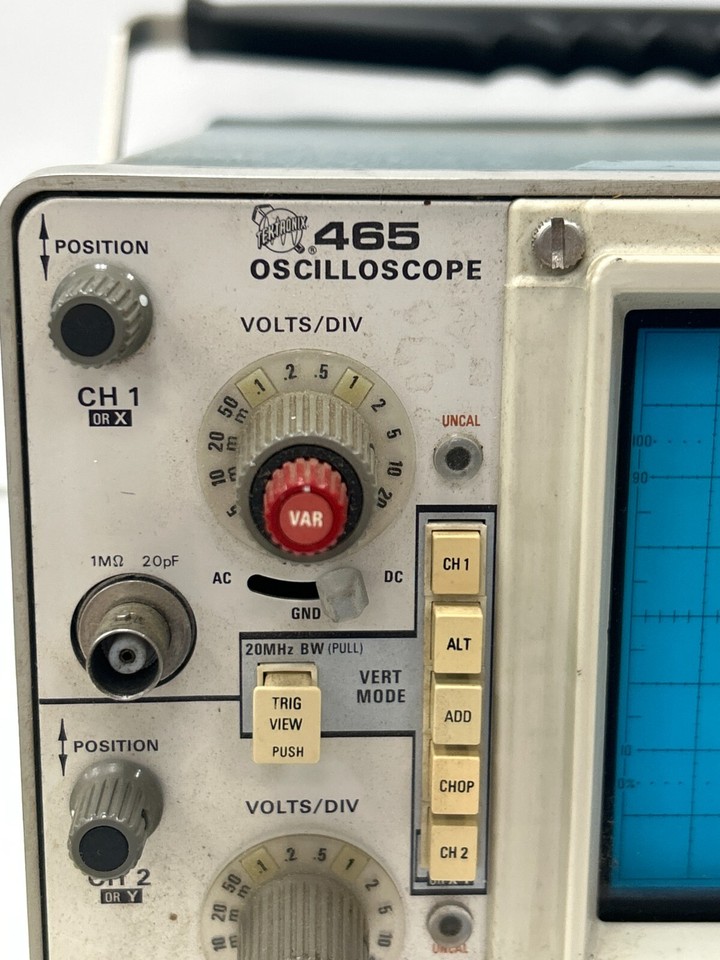 TEKTRONIX 465 OSCILLOSCOPE 2 CHANNEL MODULE 50/400 HZ 110/240V AC | eBay