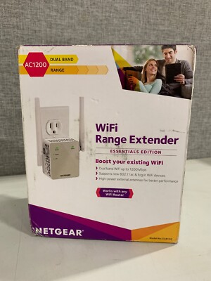 NETGEAR AC1200 Wi-Fi Range Extender - EX6120 | eBay