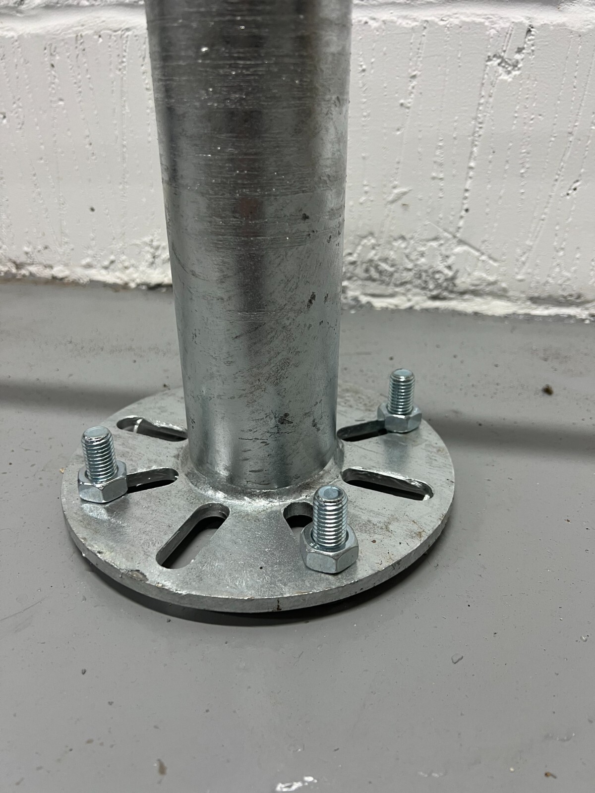 Extra Heavy Duty Round Ground Screw Post Spike Post Anchor Support Post ...