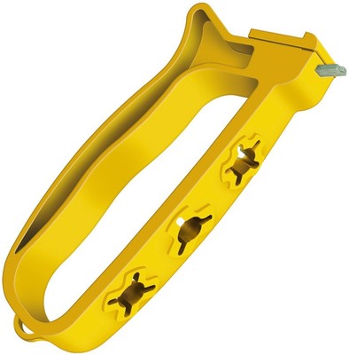 Smith's Sharpeners Broadhead 4.5" Yellow Plastic Handle Sharpener w ...