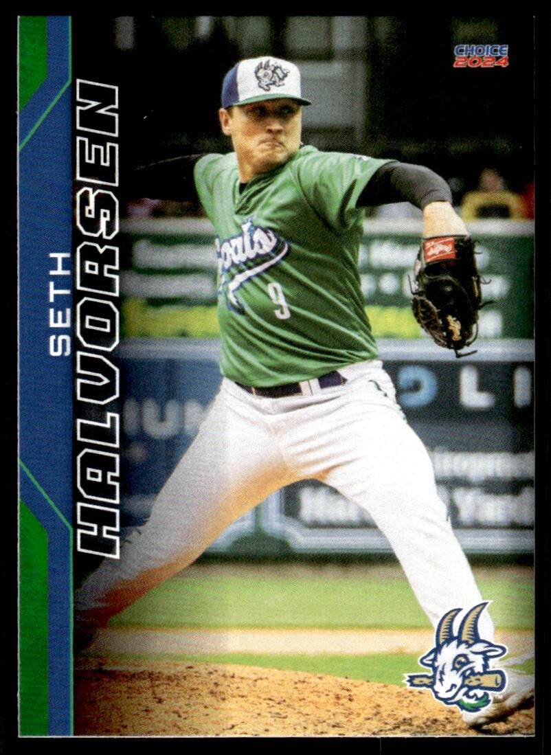 2024 Seth Halvorsen Minor League Rookie Hartford Yard Goats Colorado ...