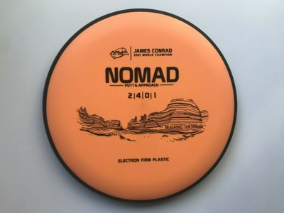DISC GOLF MVP JAMES CONRAD WORLD CHAMPION ELECTRON FIRM NOMAD PUTTER ...