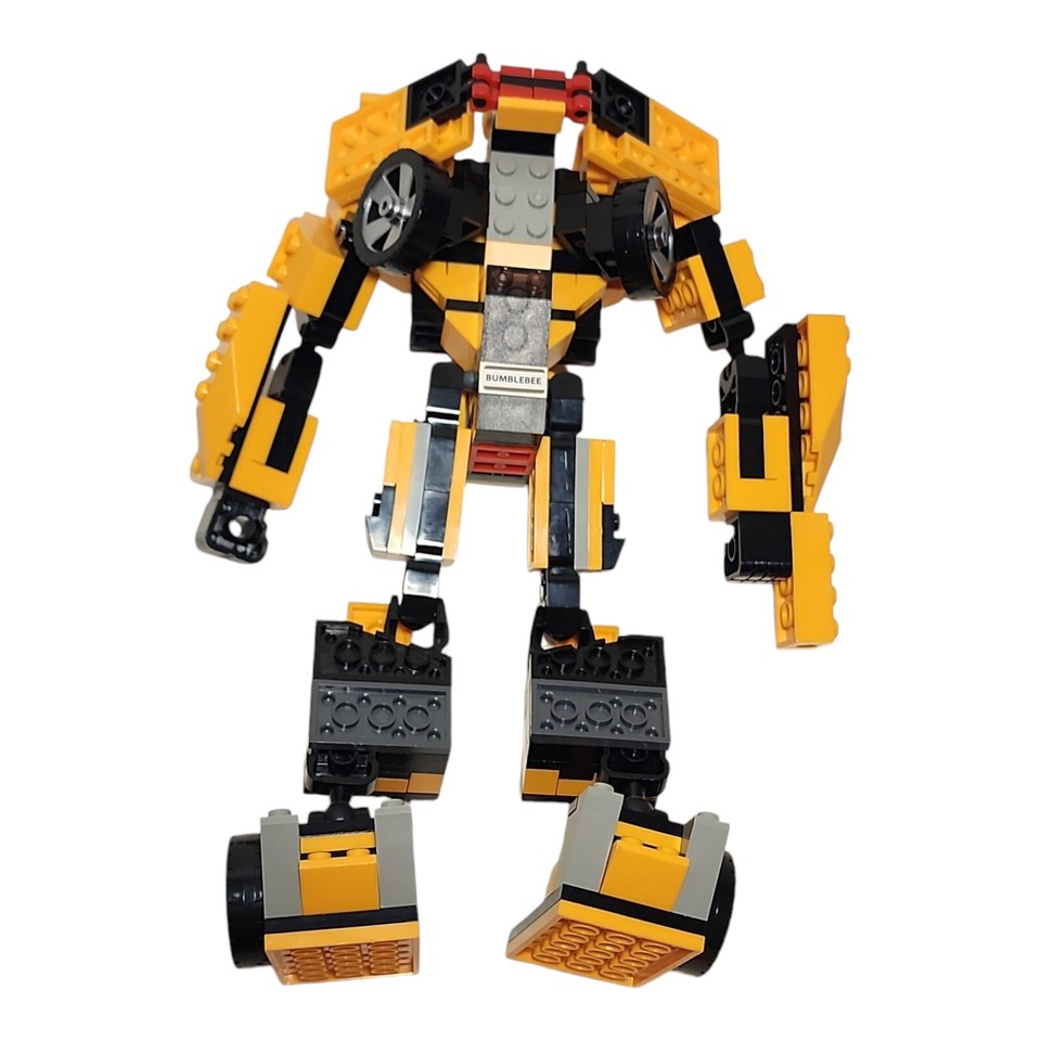 Transformers Bumblebee Robot Kreo Hasbro 2011 Missing Rocket 9" Tall | eBay