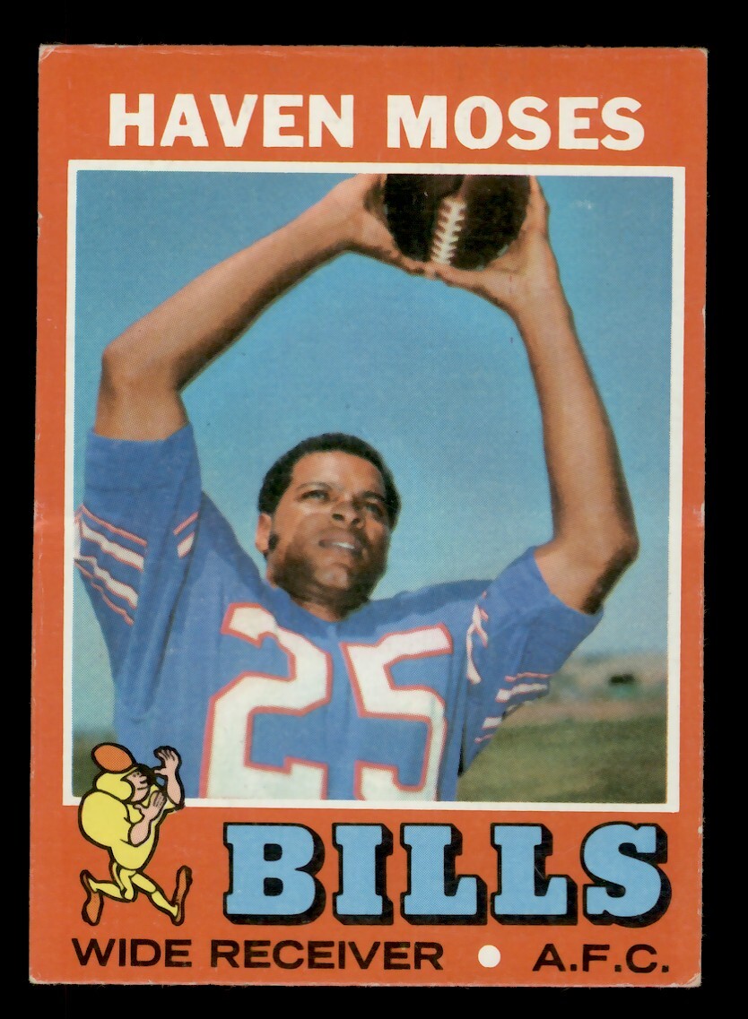 1971 TOPPS FOOTBALL #112 HAVEN MOSES BUFFALO BILLS | eBay