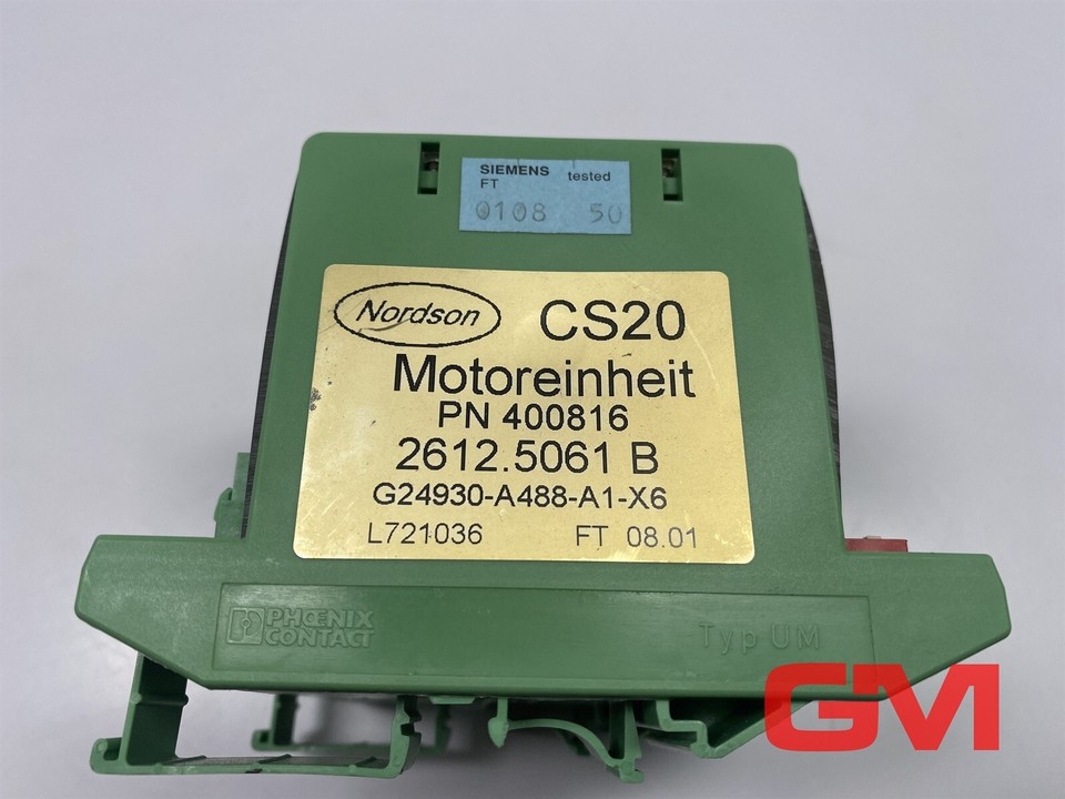 Nordson Motor Unit G24930-A488-A1-X6 Control Assembly PN400816 Model ...