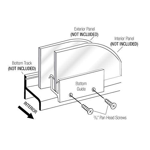 Basco ECPPINF51SV 1/4 In. Semi-frameless Sliding Shower Door Parts ...
