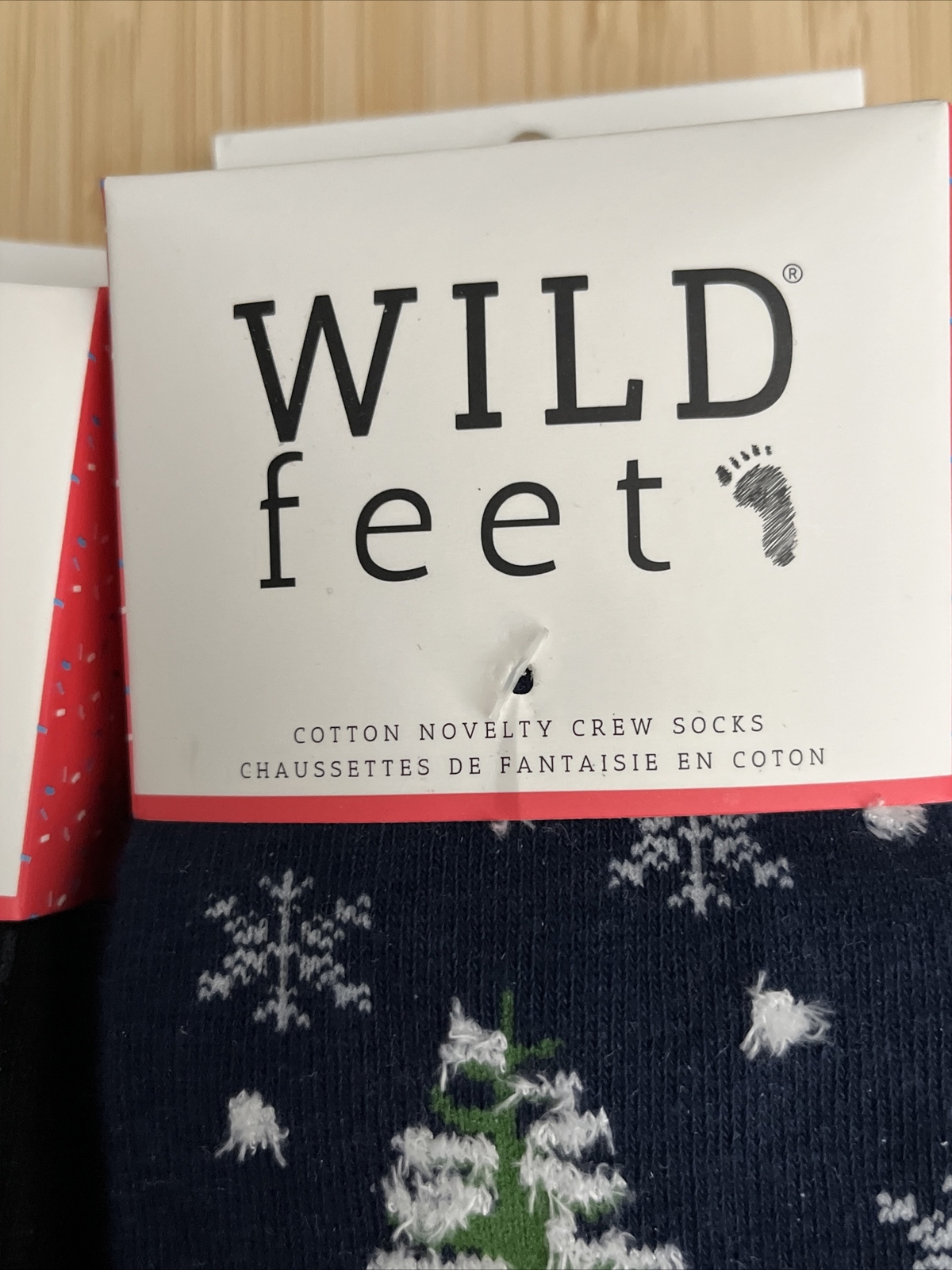 WILD FEET SOCKS COTTON VOVELTY CREW SOCKS TOTAL OF 6 PAIRS CHRISTMAS ...