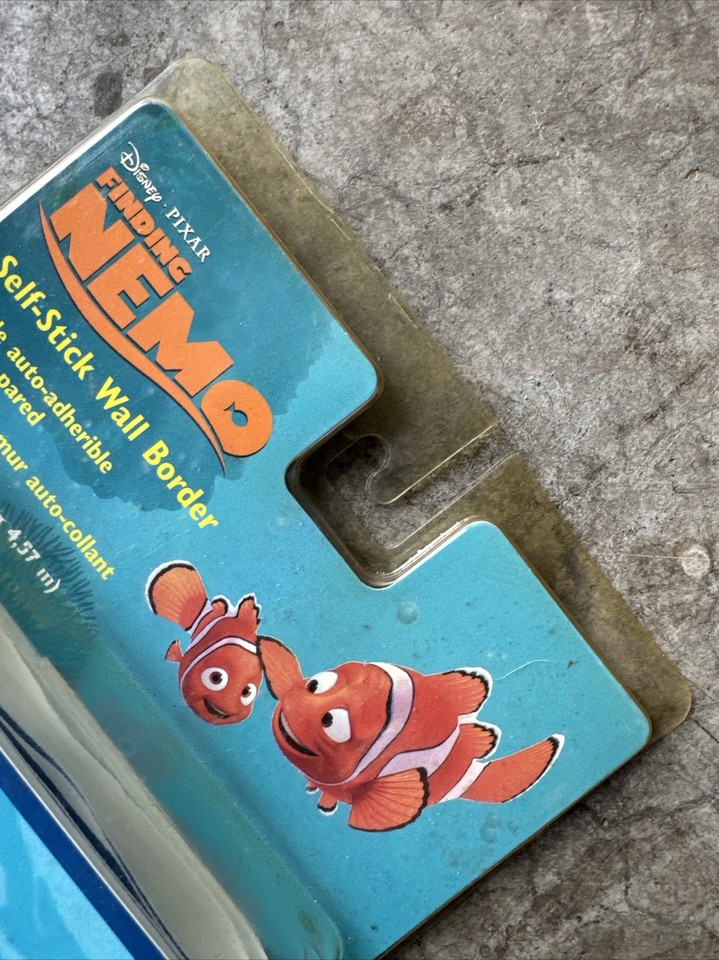 New Disney Finding Nemo with Dory in Blue Sea Self-Stick Removable Wall ...