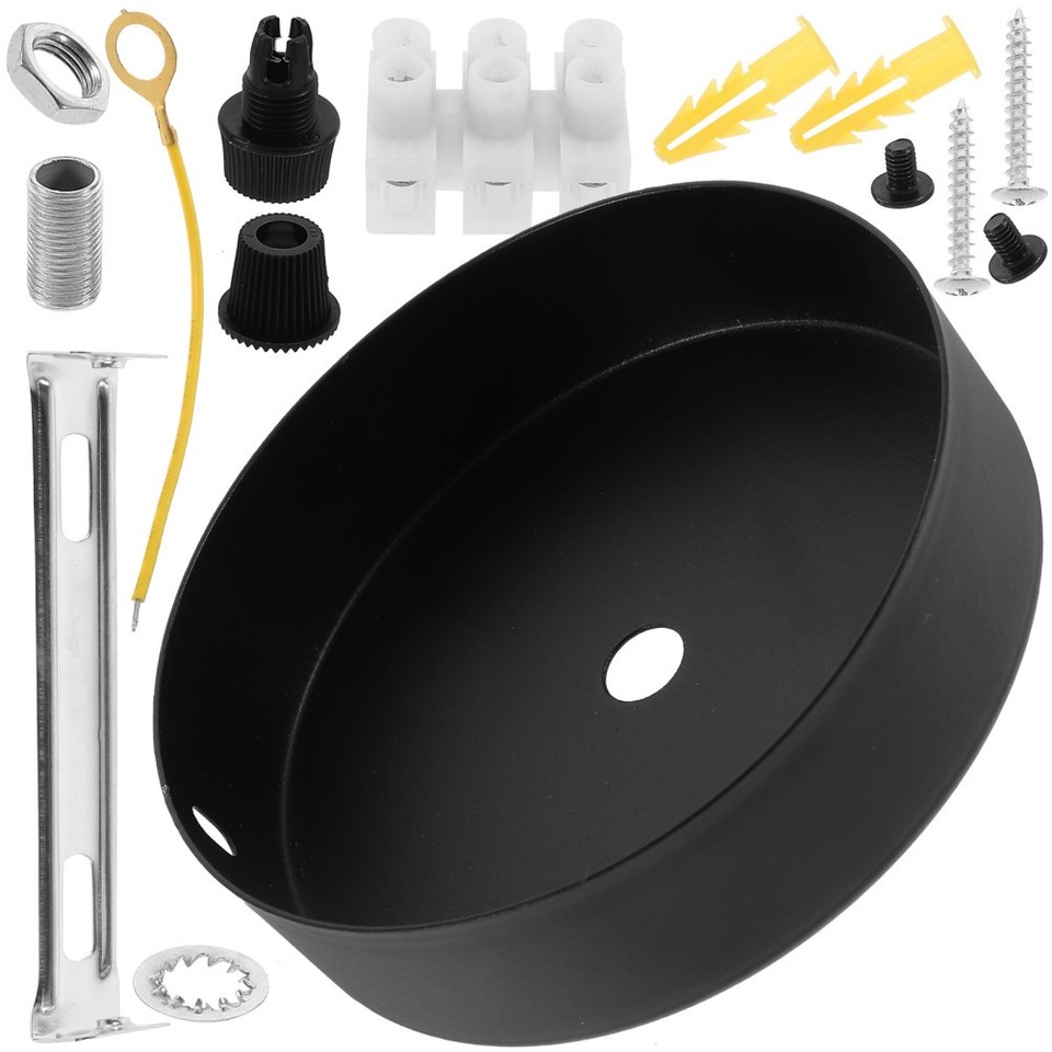 Ceiling Lamp Tray Light Cover Plate Base Holder Canopy Kit for Fittings ...