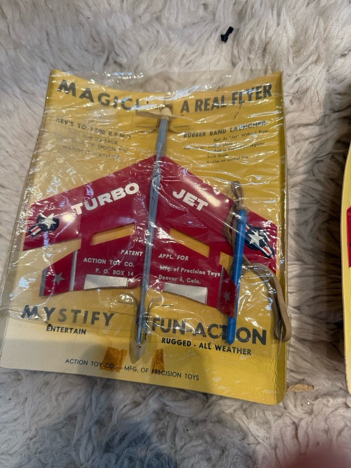 RARE NEW VINT ACTION TOY COMPANY DENVER- TURBO JET AND SUPER STAN THE ...