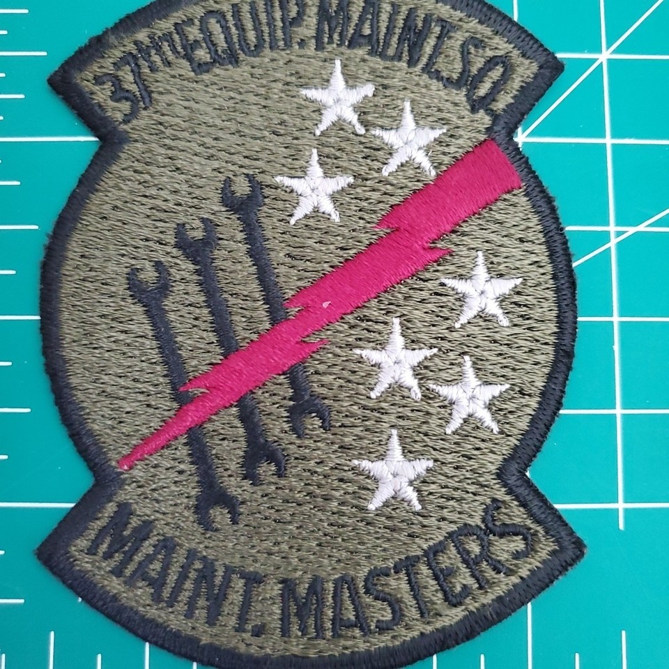 US AIRFORCE 37TH EQUIP MAINT SQ PATCH "MAINT. MASTERS". | eBay