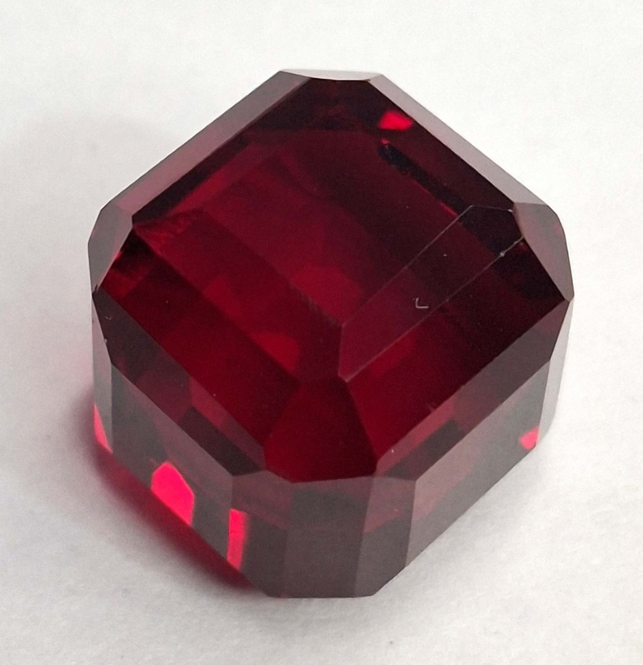 Amazing Loose Gemstone Cube Cut Natural Red Ruby Mozambique 28-30 Carat ...