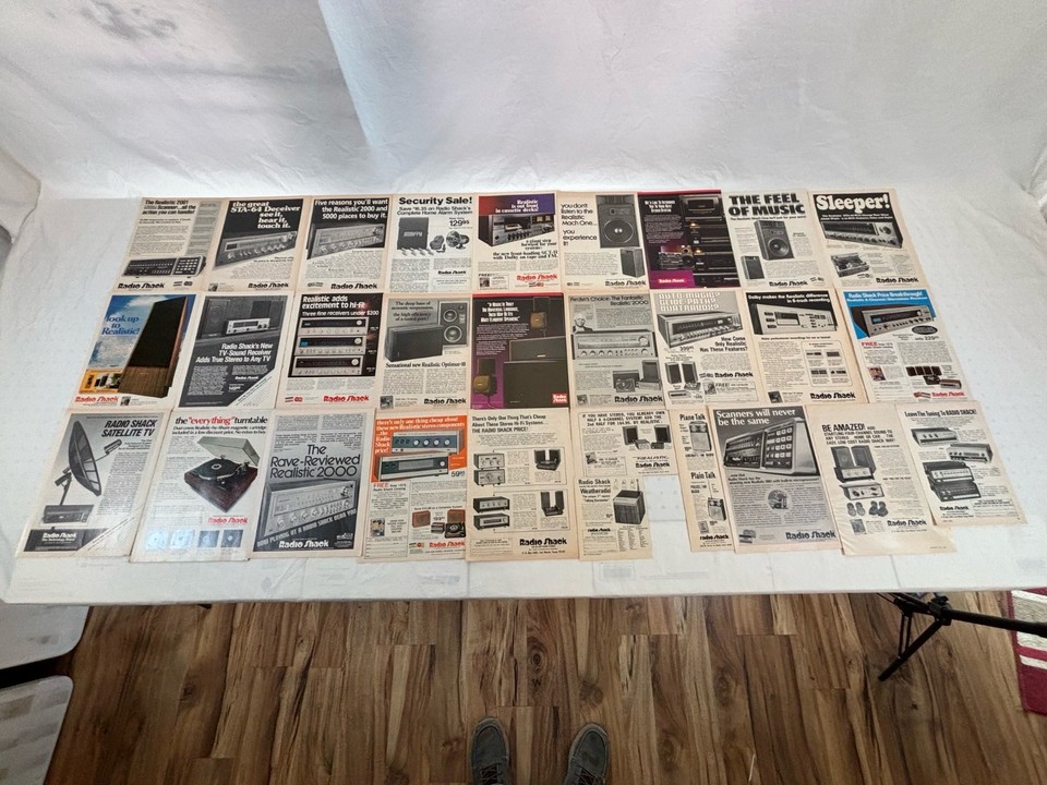 Radio Shack Electronics 29 Magazine Print Ads 1972 - 1993 Collection | eBay