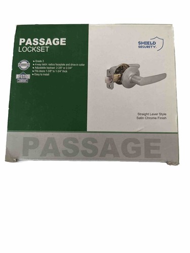 SHIELD SECURITY PASSAGE Lockset - Grade 3, Easy to Install FAST FREE ...