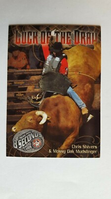 CHRIS SHIVERS/MOSSY OAK #75 PBR 8 SECONDS PRO BULL RIDING CARD | eBay