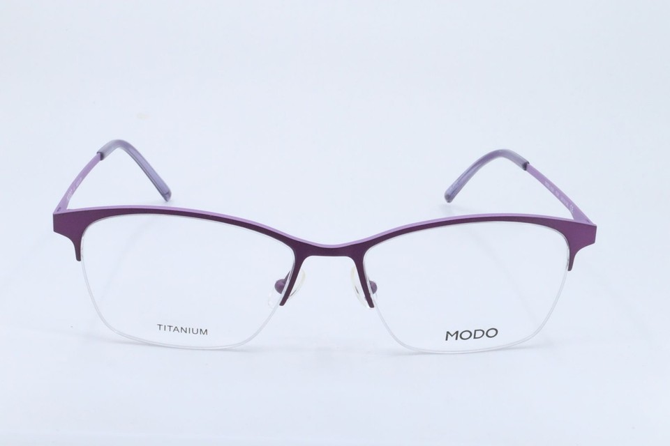 MODO 4239 Purple Cat Eye Women Half Rim 54-16-140 Eyeglasses Frames | eBay