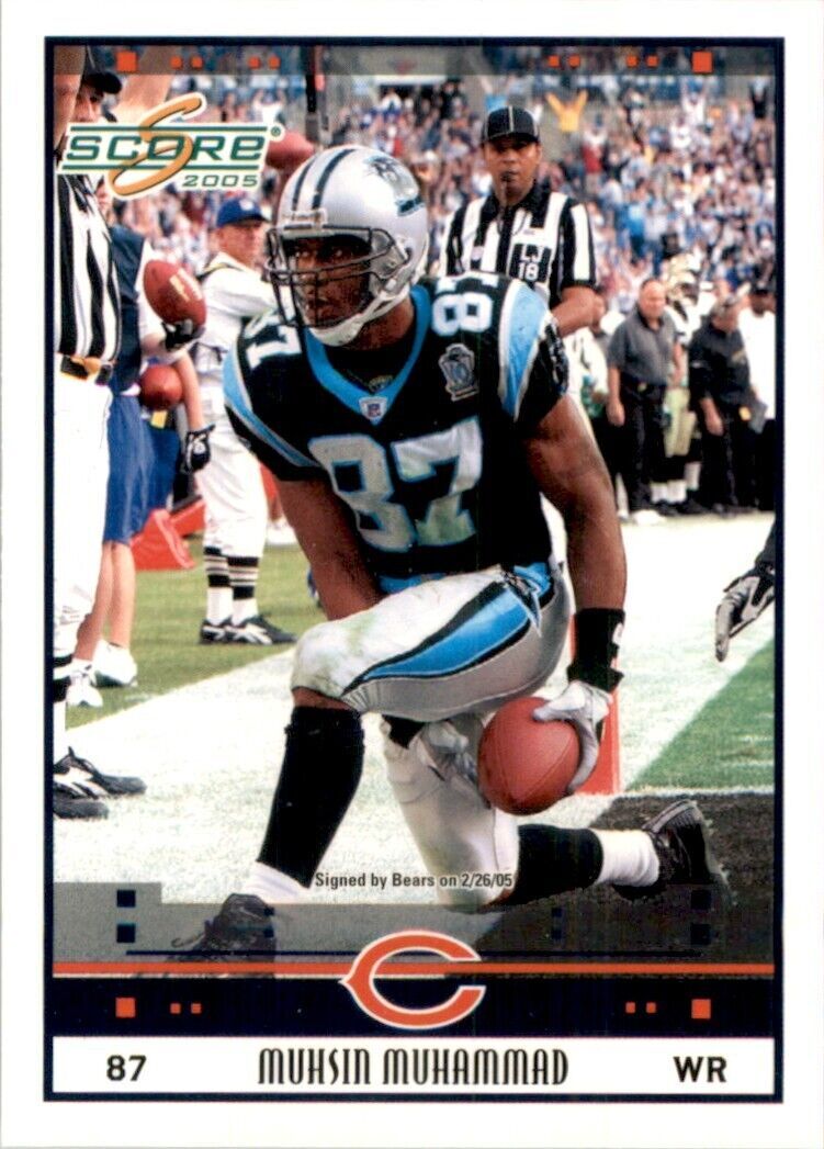 2005 Score - Glossy #42 Muhsin Muhammad for sale online | eBay