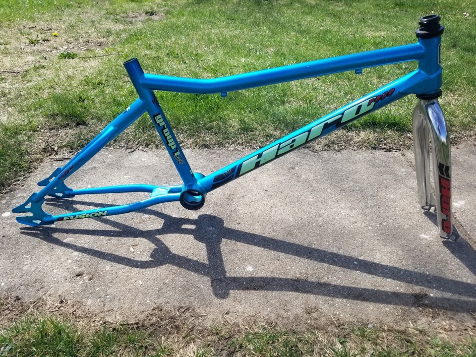 OLD SCHOOL BMX Haro Group 1 Zi Race Series 4130 Cromo Bmx Blue Frame ...
