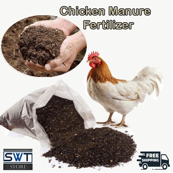 Organics Chicken Manure Fertilizer Planting Growing Food All-Natural ...