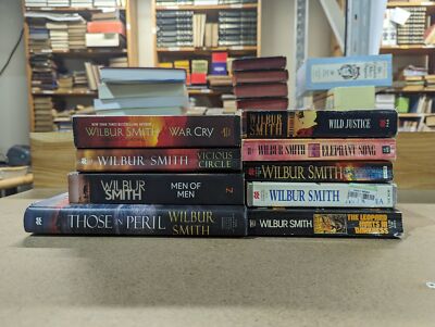 Lot of 9 Books by Wilbur Smith - (8 Paperback & 1 Hardcover) | eBay