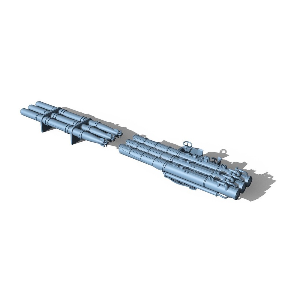Yao's 1/700 Model Japan Navy Mogami Heavy Cruiser Torpedo Launcher And ...