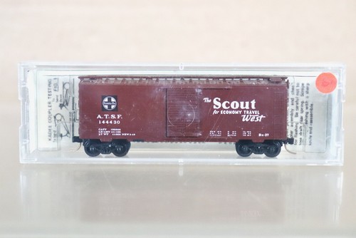 Micro Treni Mtl 20050 N Gauge Santa Fe At&sf 40' STEEL Scatola Auto ...