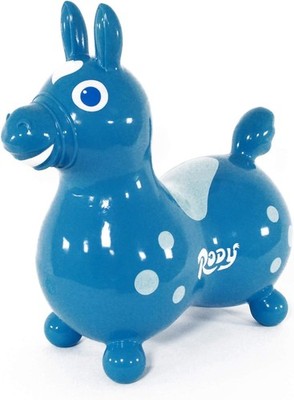 GYMNIC BOUNCY HORSE RODY BLUE BOUNCY TOY BOUNCER FROM 3 YEARS *UNUSED ...