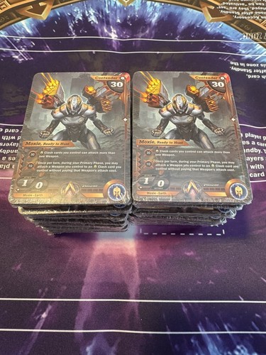 Ambassador Program Two Player Promo Alpha Clash TCG Playmat & Moxie ...