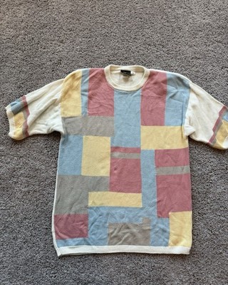 Vintage Pyke LTD Color Block Sweater Size XL | eBay