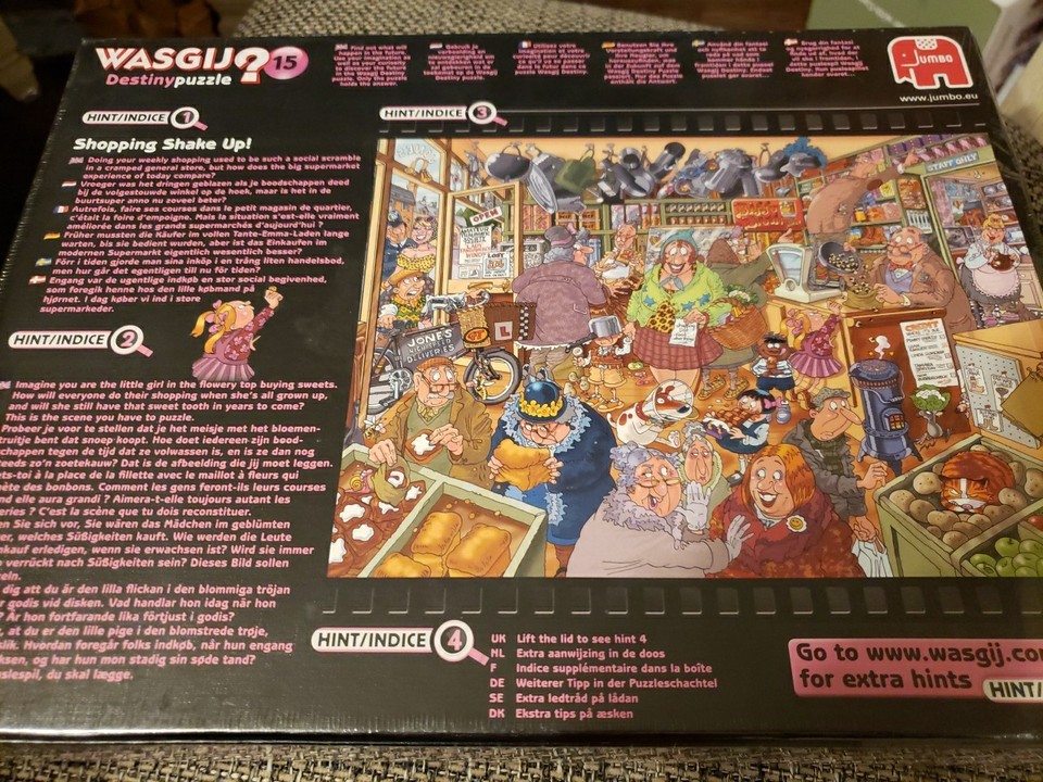 Wasgij Destiny #15 'Shopping Shake Up!' 1000 Piece Puzzle NEW | eBay