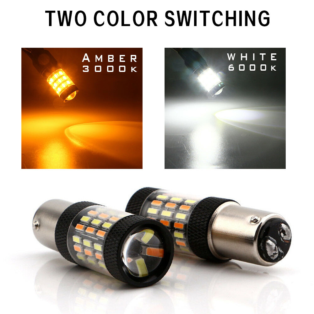 1157 2357 LED Front Turn Signal Light Bulb Amber for Hyundai Sonata ...